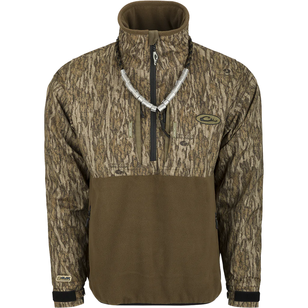 Drake MST Guardian Flex Fleece Eqwader Quarter Zip Jacket – Feathers ...