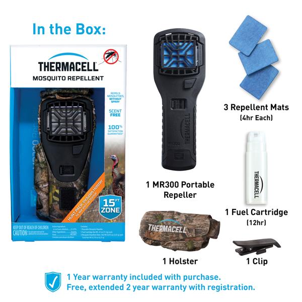 Thermacell MR300 Portable Mosquito Repeller - Hunt Pack – Feathers ...